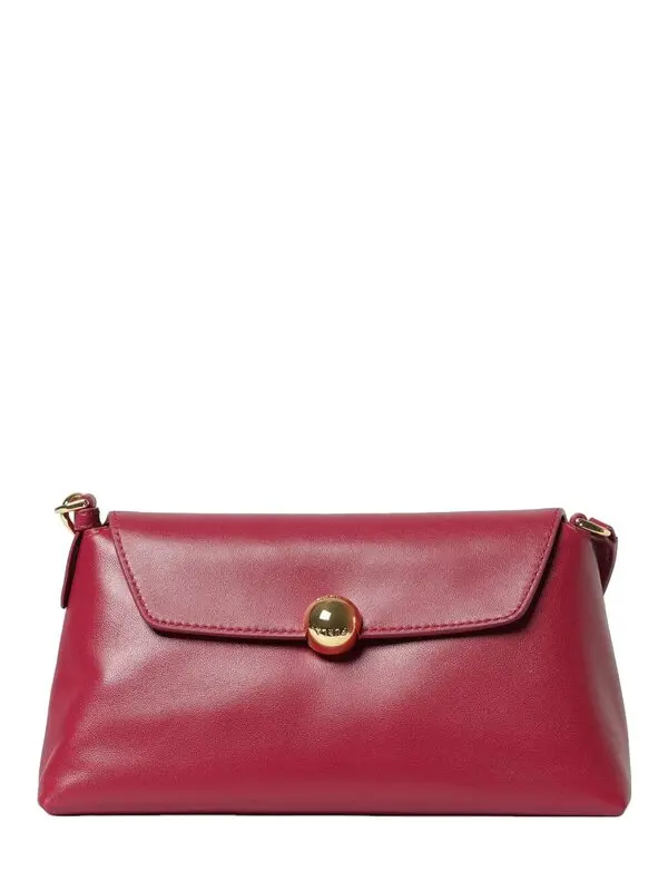 Furla Sfera Small Smooth Leather Handbag With Removable Strap - Red