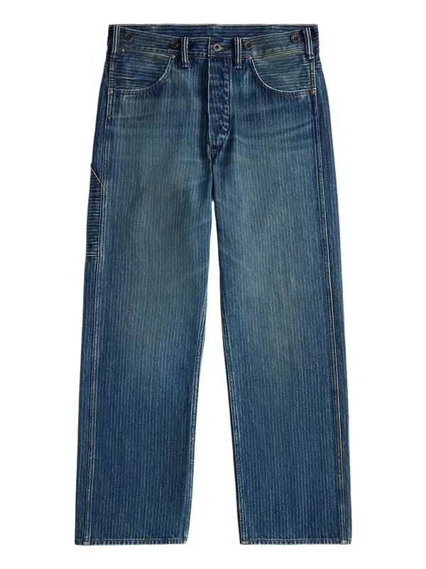 Ralph Lauren Vintage 5-pocket Jacquard Denim Jean - Learoy Wash