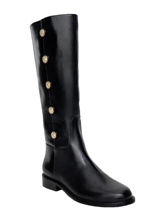 L'Agence Oceana Knee High Boot - Black Patent