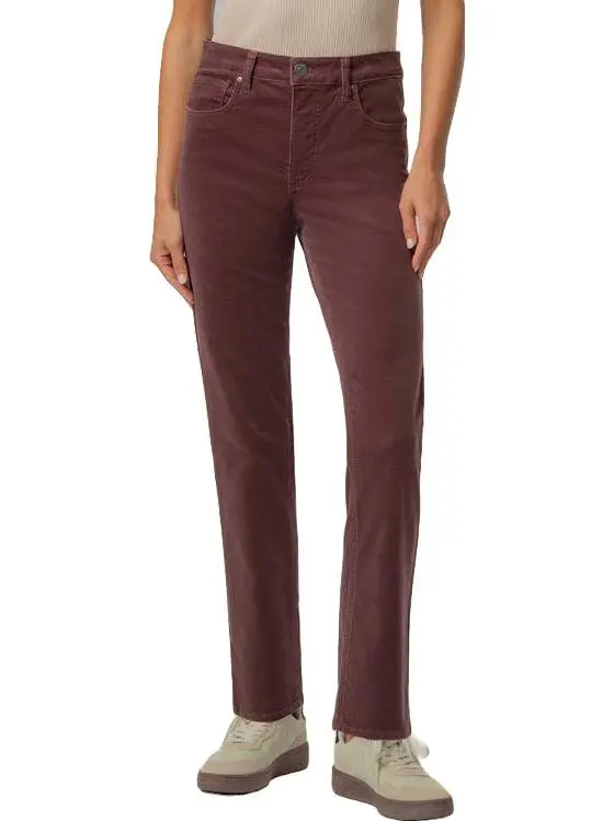 Kut From The Kloth Quinn Slim Straight Leg Corduroy Pants - Mauve