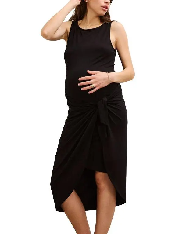 Hatch The Rachel Wrap Dress - Black