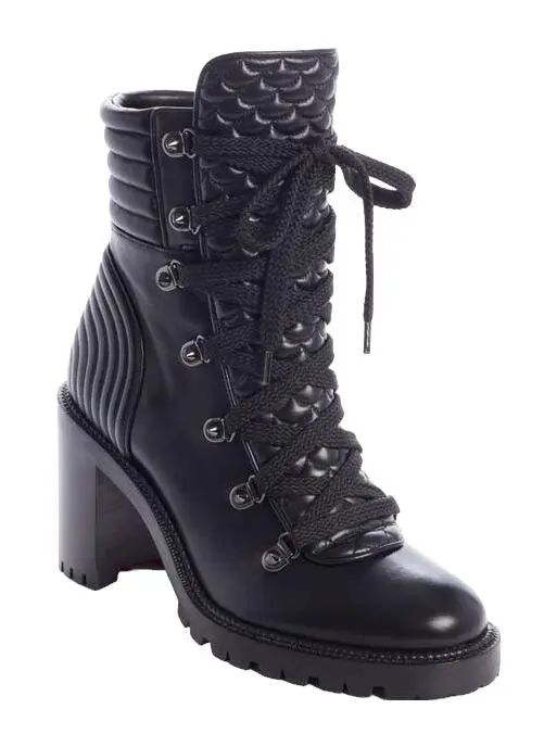 CHRISTIAN LOUBOUTIN Lace-up Boots - Black