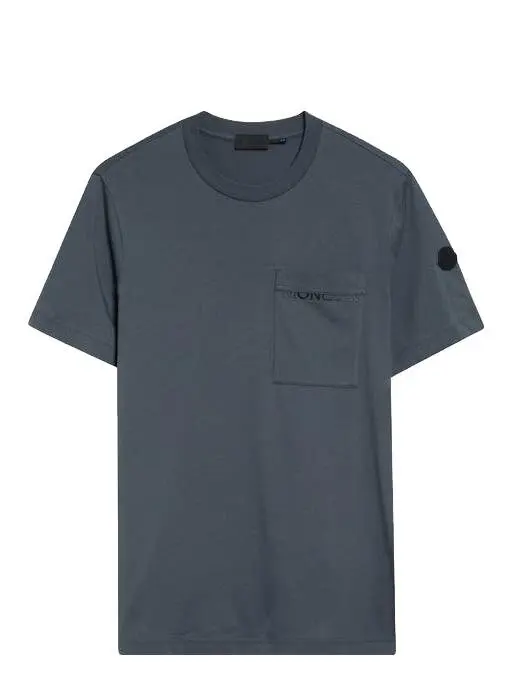 Moncler Logo Pocket T-shirt - Grey
