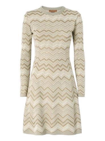 Missoni Zig Zag Dress - Beige
