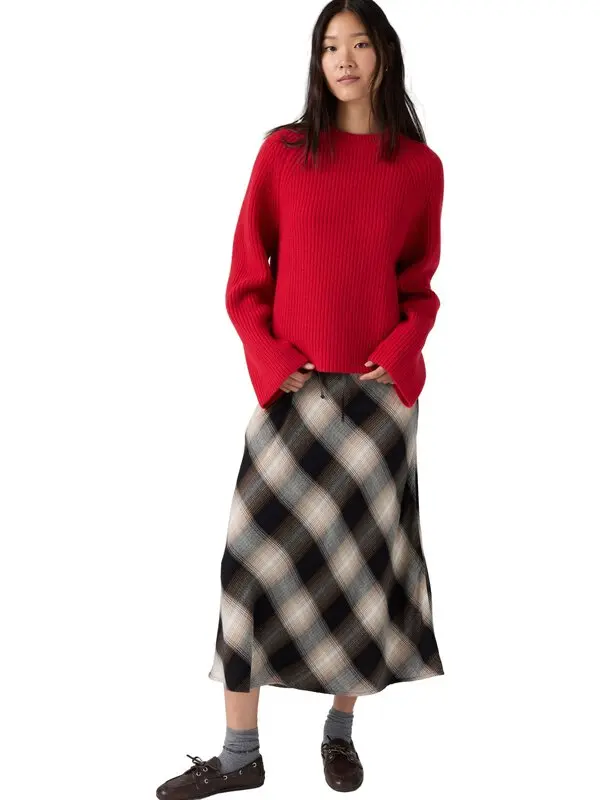 LEVI'S Noemi Slip Skirt - Anthracite Night