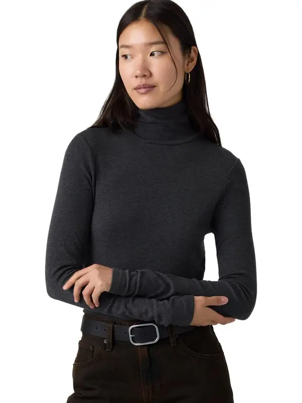LEVI'S Mia Long-sleeve Layering Turtleneck - Phantom Heather
