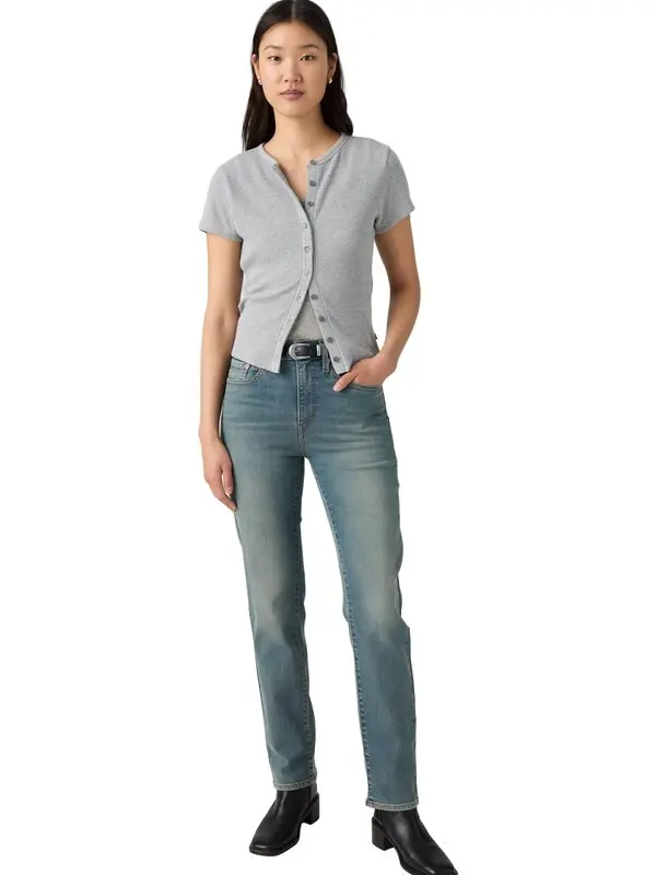 LEVI'S 724 High-rise Straight Leg Jeans - Tree Time