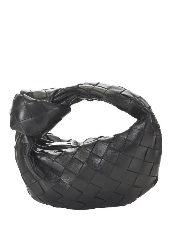 Bottega Veneta Intrecciato Candy Jodie Hobo Bag - Black
