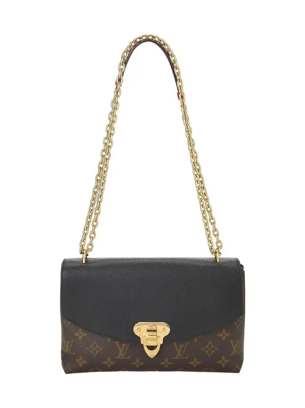 LOUIS VUITTON Monogram Canvas Saint Placide Shoulder Bag - Black
