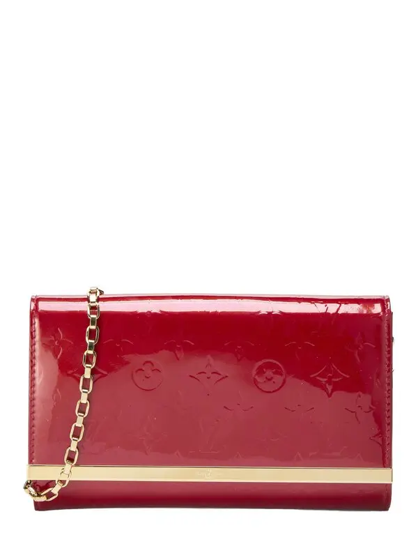 LOUIS VUITTON Monogram Vernis Ana Bag - Red
