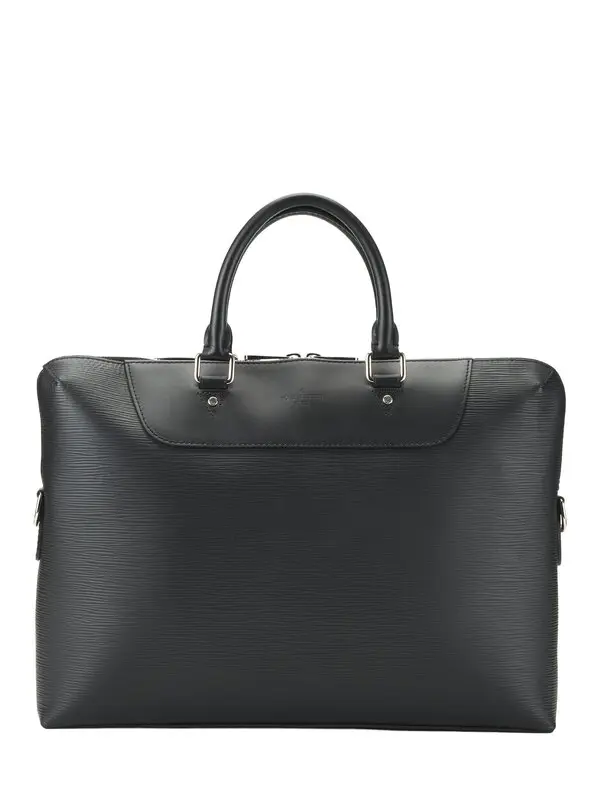 LOUIS VUITTON Epi Porte Documents Jour Briefcase - Black