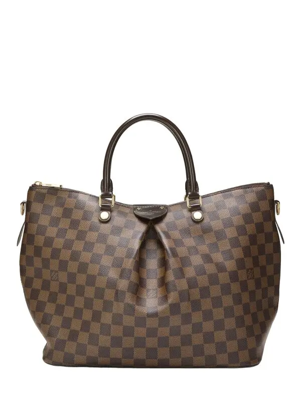 LOUIS VUITTON Damier Ebene Siena Tote Bag - Brown