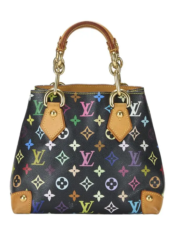 LOUIS VUITTON Takashi Murakami X Monogram Multicolore Audra Bag - Black