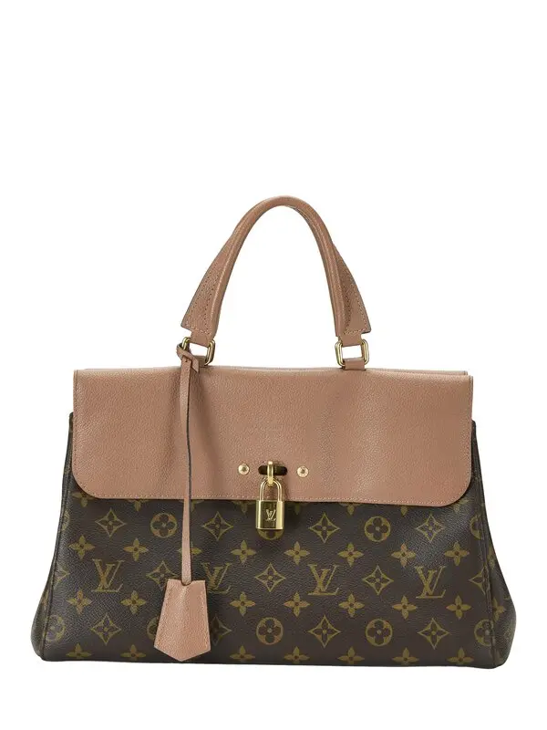 LOUIS VUITTON Monogram Satchel - Brown