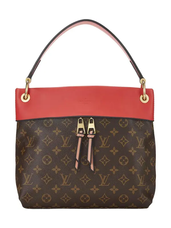 LOUIS VUITTON Monogram Canvas Tuileries Besace Shoulder Bag - Red