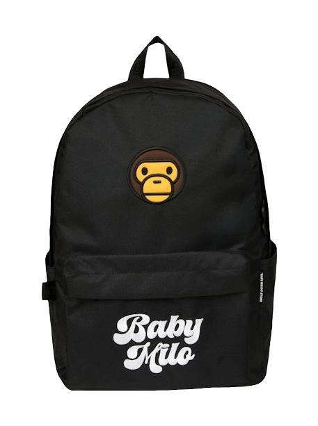 A BATHING APE Baby Milo Store Large Backpack - Black