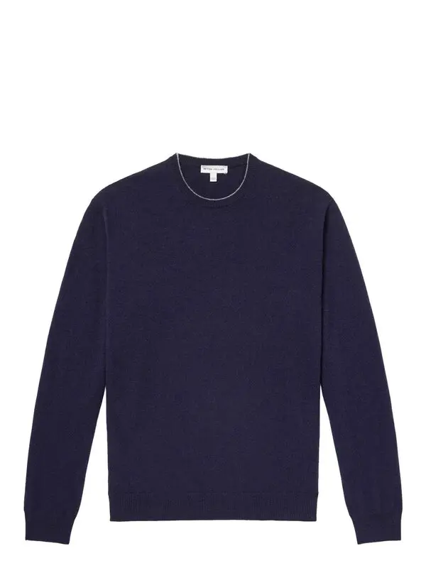 Peter Millar Cashmere Crewneck Sweater - Blue
