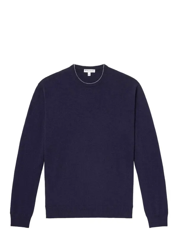 Peter Millar Crown Heritage Cashmere Crewneck Sweater - Navy