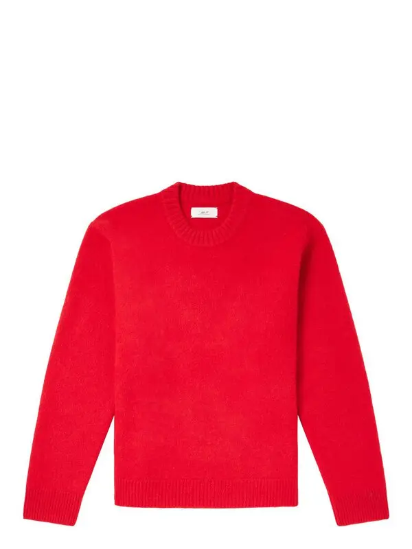 Mr P. Brushed Cashmere Sweater - Red