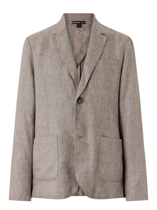 JAMES PERSE Linen Suit Jacket - Neutrals
