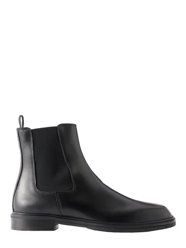 VINNY'S Jimmee Leather Boots - Black