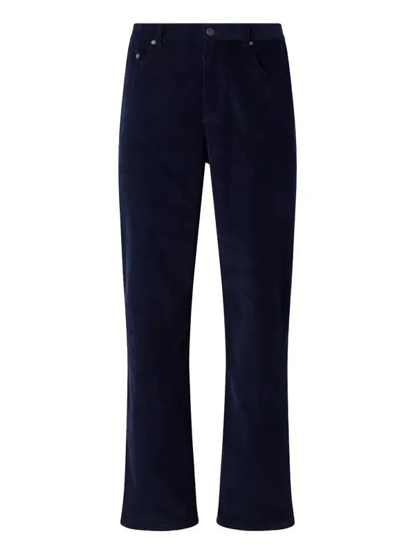 A.p.c. Fairfax Straight-leg Corduroy Jeans - Blue