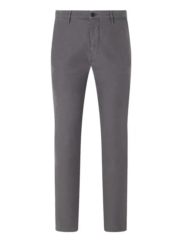 SLOWEAR Incotex Slim-fit Stretch-cotton Trousers - Gray