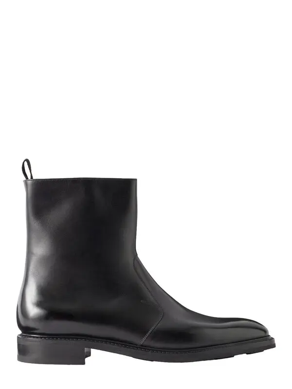 John Lobb Regi Leather Chelsea Boots - Black