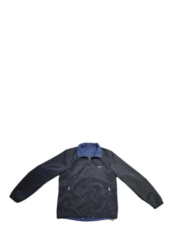 Prada Stand Collar Reversible Jacket - Black