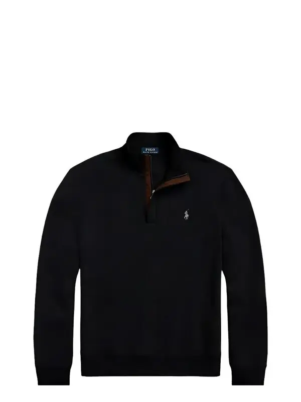 Polo Ralph Lauren Half-zip Hoodie - Black