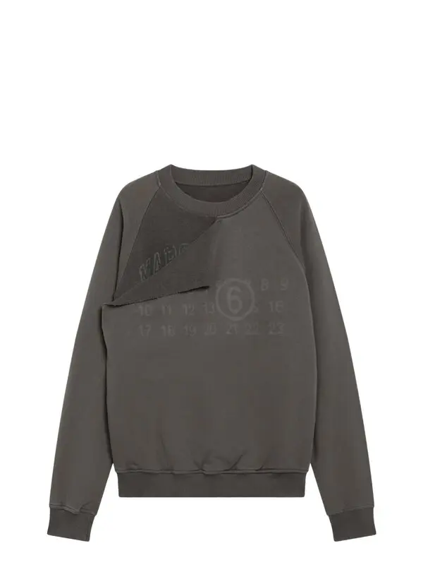 MAISON MARGIELA Long Sleeve Sweatshirt - Black