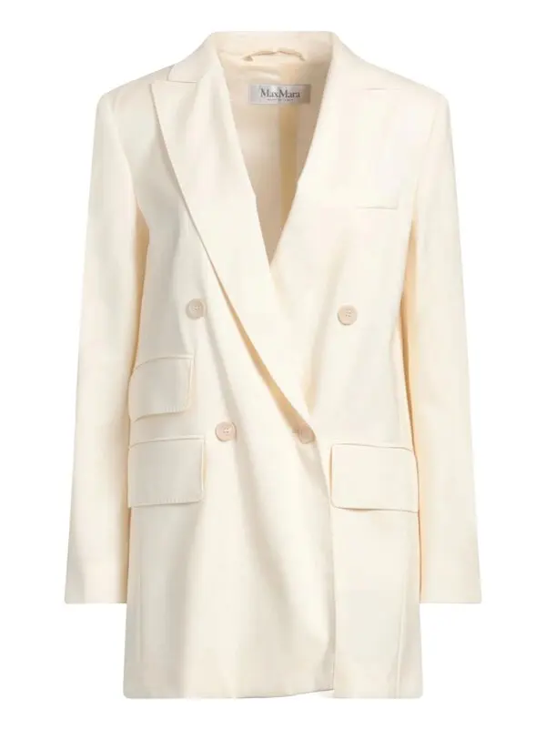 Max Mara Double-wool Blazer - Camel