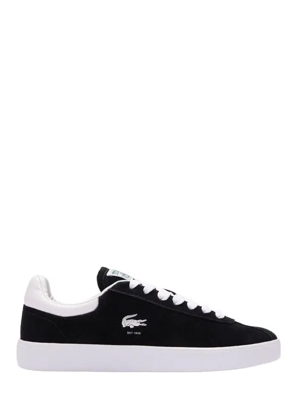 Lacoste Suede Crocodile Logo Trainers - No