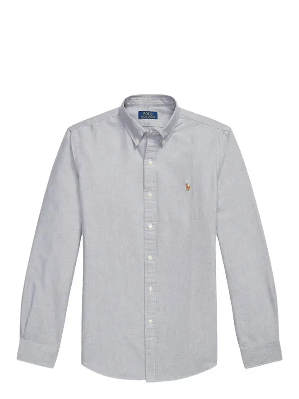 Polo Ralph Lauren Slimfit Oxford Shirt - Gray