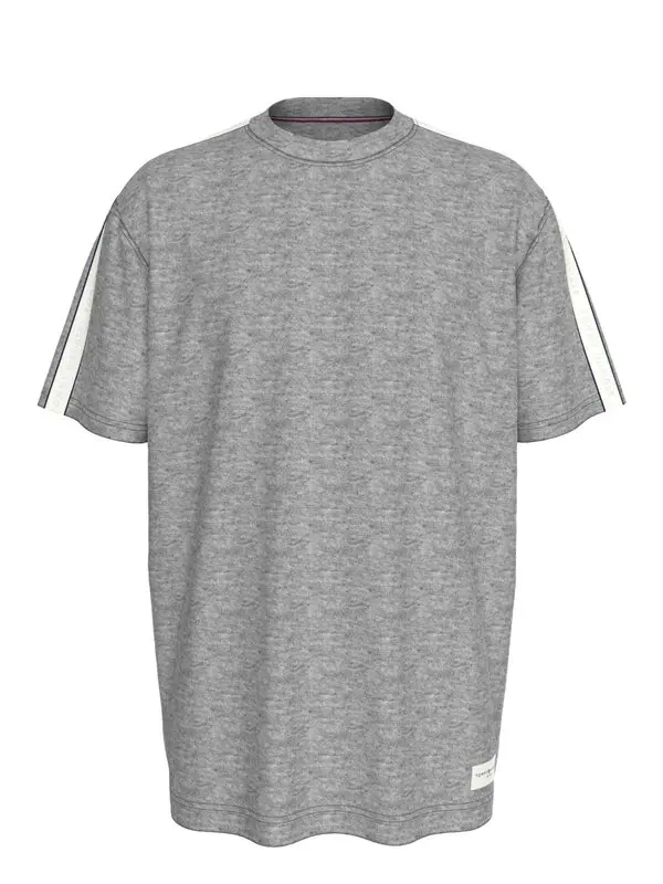 Tommy Hilfiger Short Sleeve T Logo - Gray