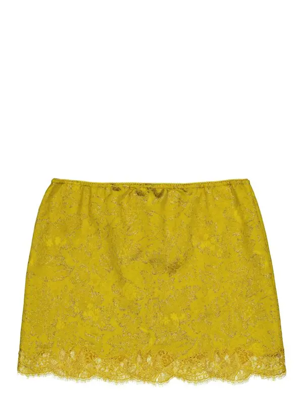 Saint Laurent Lace Mini Skirt - No