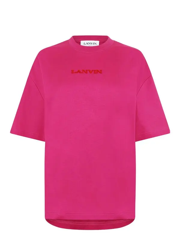LANVIN Embroidered Logo T-shirt - No