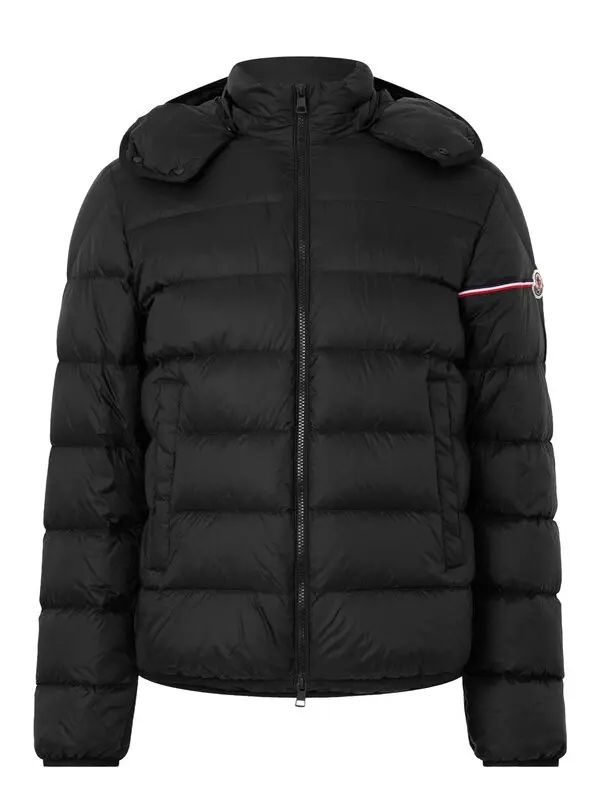 Moncler Padded Hooded Jacket - Black