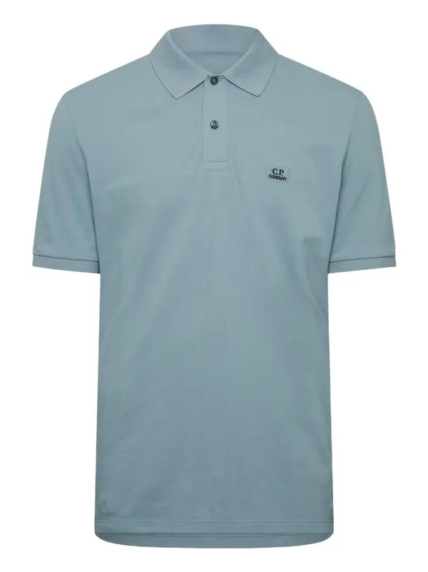 C.P. COMPANY Simple Polo Shirt - Blue
