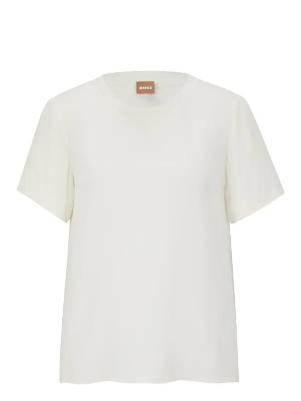 Hugo Boss Crewneck Short Sleeve Top - White