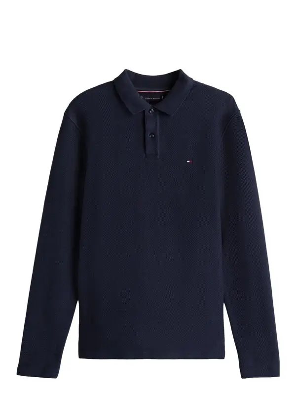 Tommy Hilfiger Herring Long-sleeve Polo Shirt - No