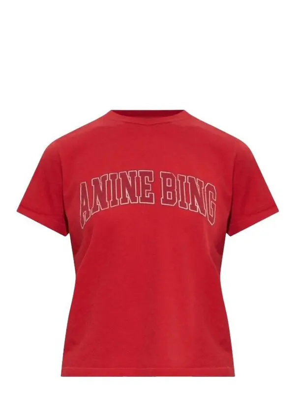 ANINE BING Shelley T-shirt - Red