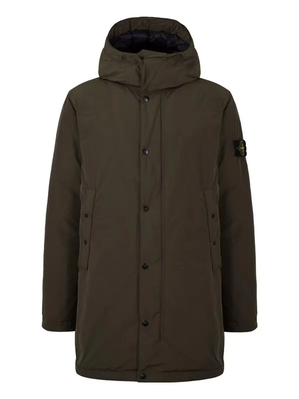 Stone Island M-twill Hd Pa Coat - No