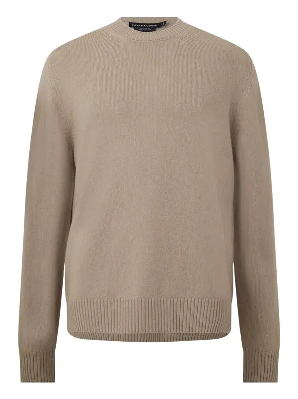 Canada Goose Crew Neck Pullover Sweater - Tan