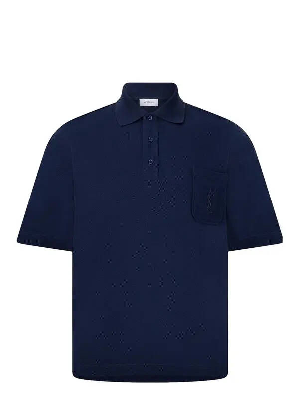 Saint Laurent Shortsleeve Polo Shirt - No