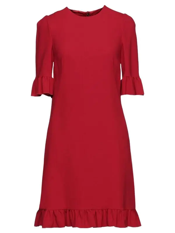 Dolce & Gabbana Ruffled Dress - Red