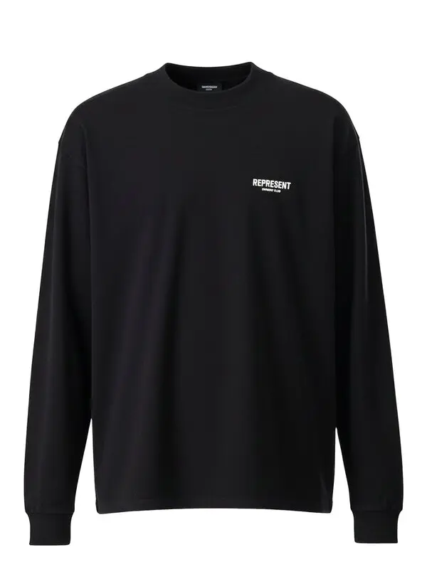 REPRESENT Long Sleeve T-shirt - Black