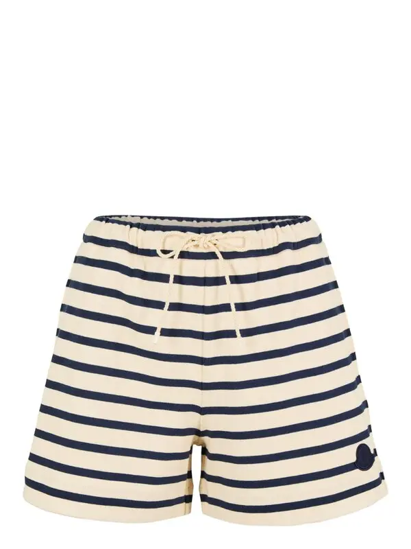 Moncler Striped Drawstring Shorts - No
