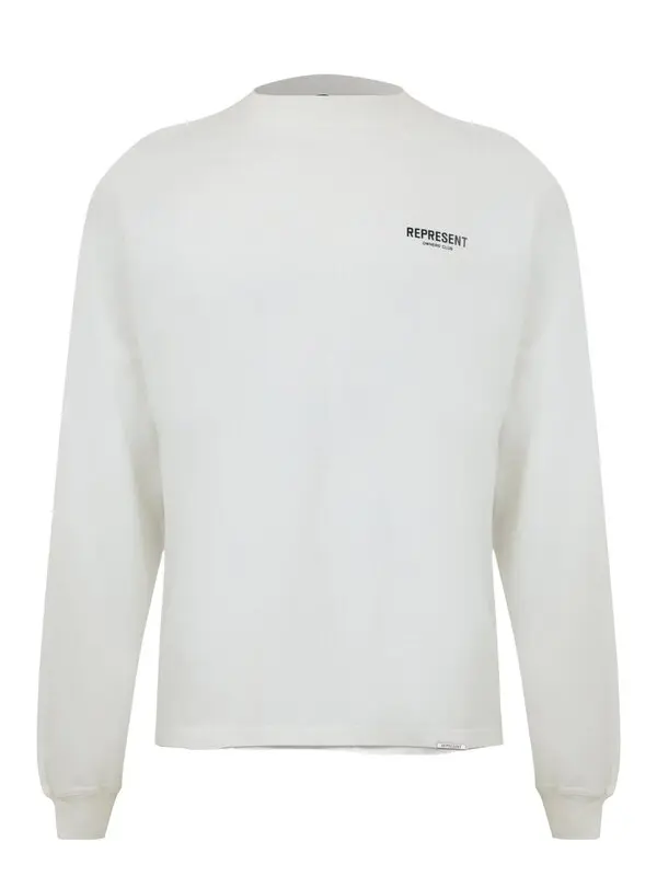 REPRESENT Long Sleeve T-shirt - White
