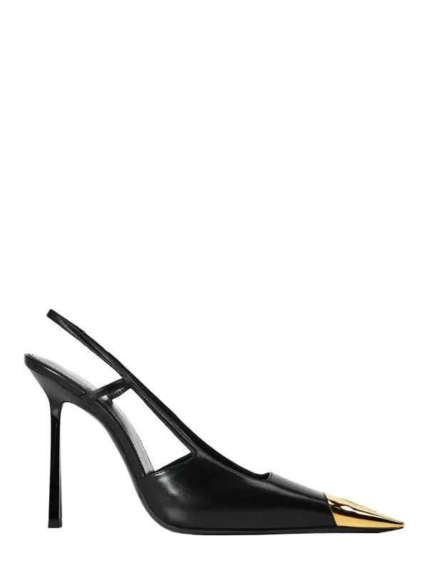 Saint Laurent Pointed Toe Slingback Heels - No